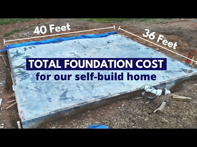 Concrete Slab Cost Foundation Cost for our Self-Build Home
