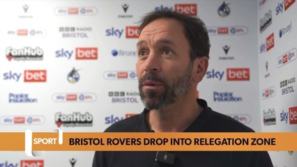 Bristol Rovers drop into relegation zone