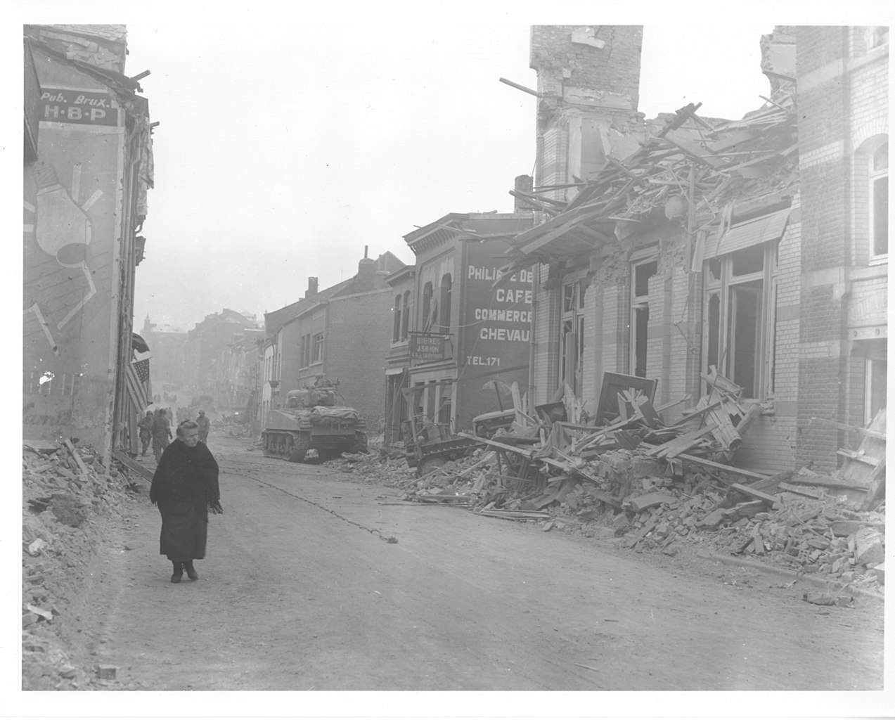 French Citizens Build Cobblestone Barricades to Aid in the War Effort