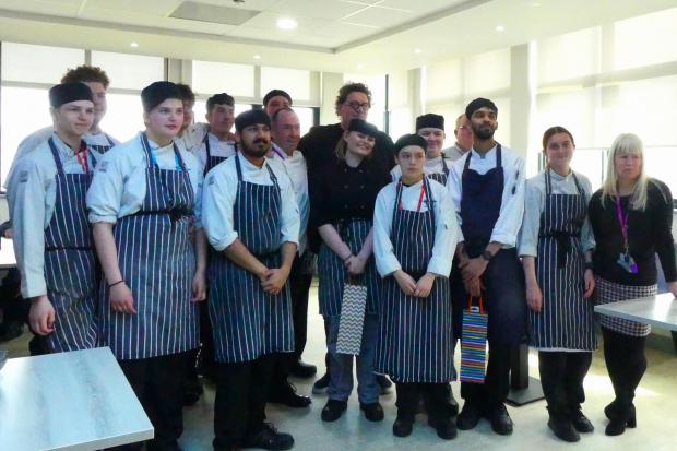 Renowned celebrity chef delights with surprise appearance in Swindon