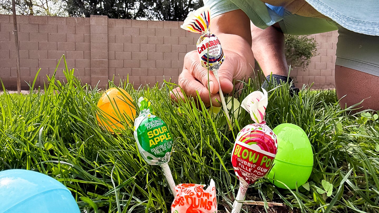 This adorable Easter hack turns jelly beans into a 'magical' garden ...
