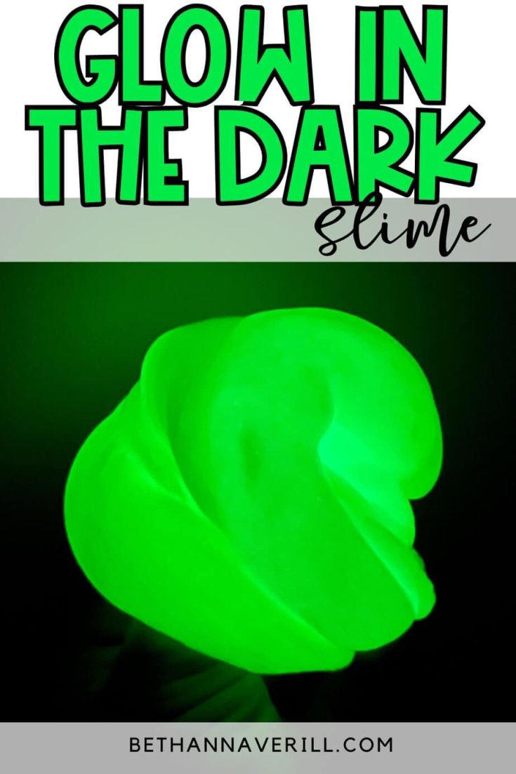 Glow in the Dark Slime Recipe