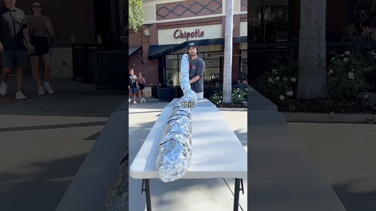 The New World's Largest Chipotle Burrito