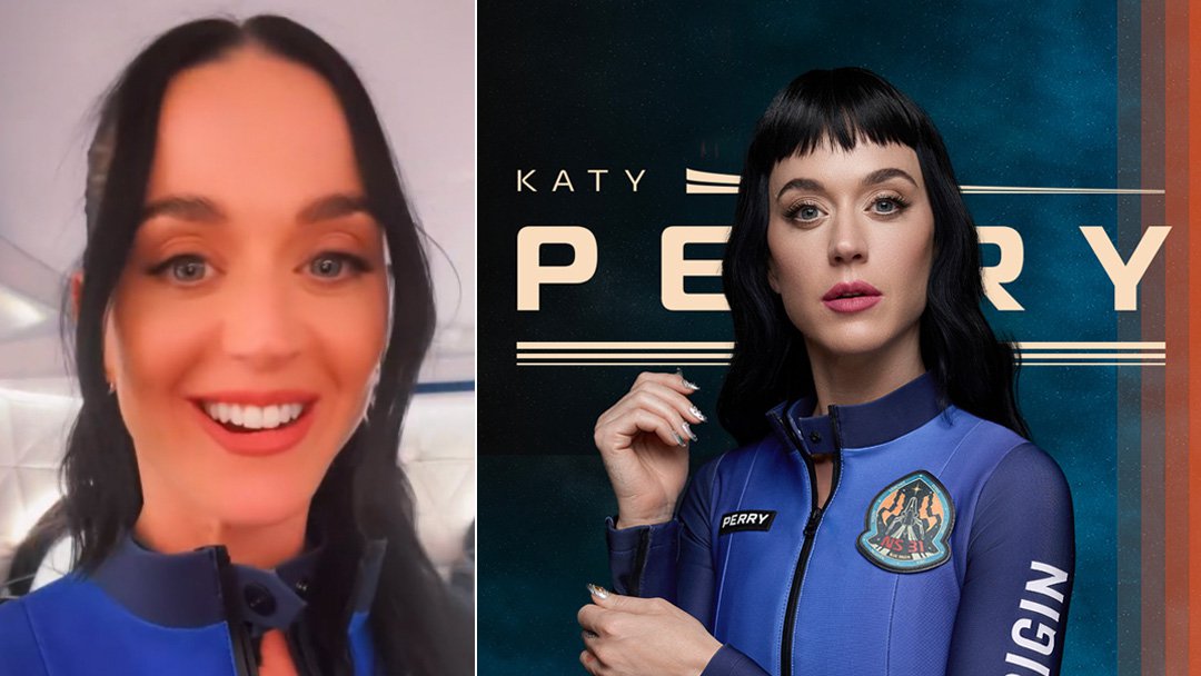 Katy Perry tours inside the Blue Origin capsule that rocketed her into ...