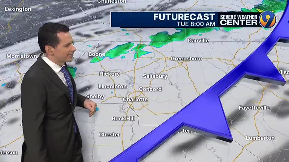 Monday's noon forecast update with Meteorologist Joe Puma