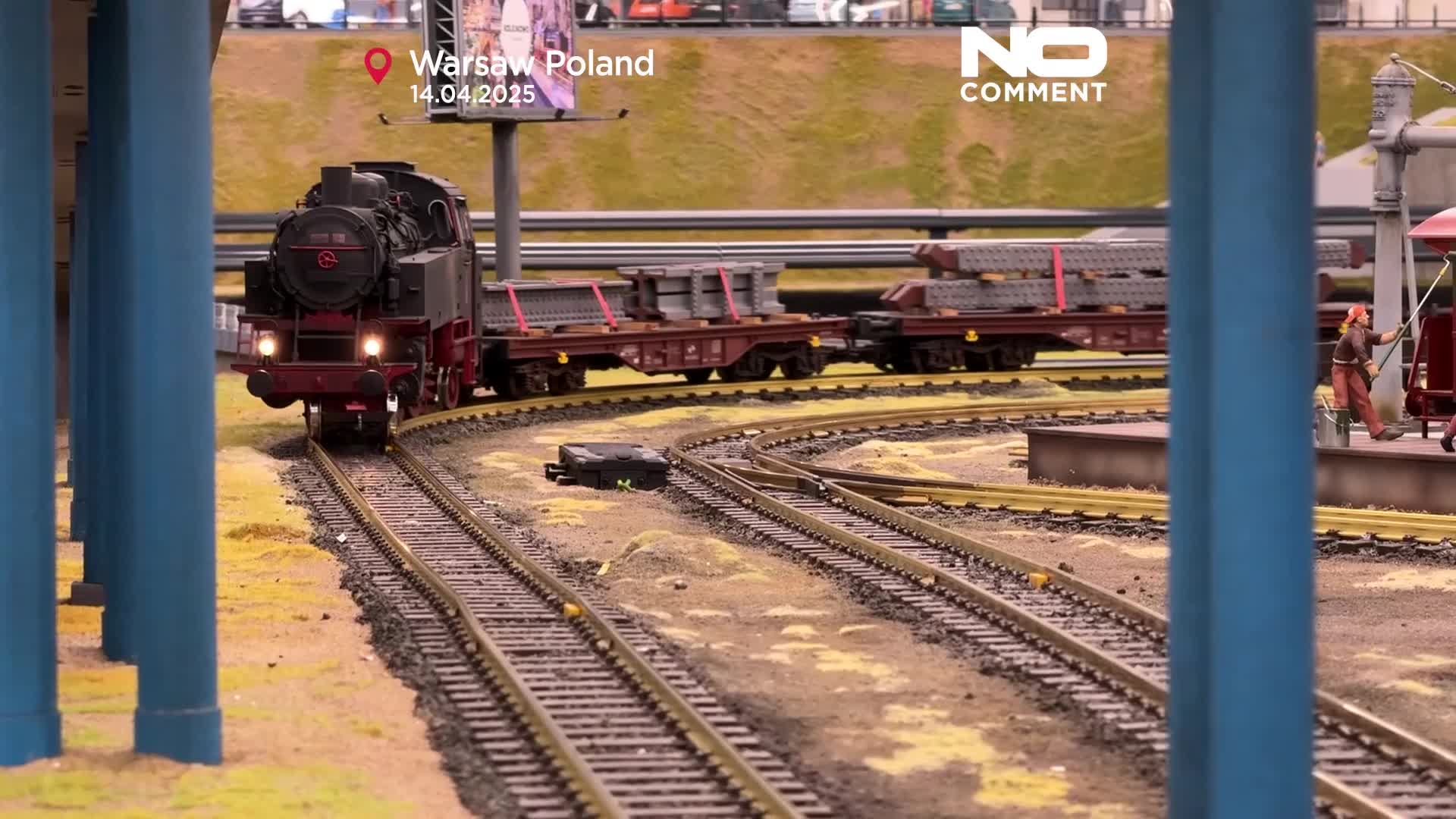 A bird's eye view of some of Warsaw's architectural highlights