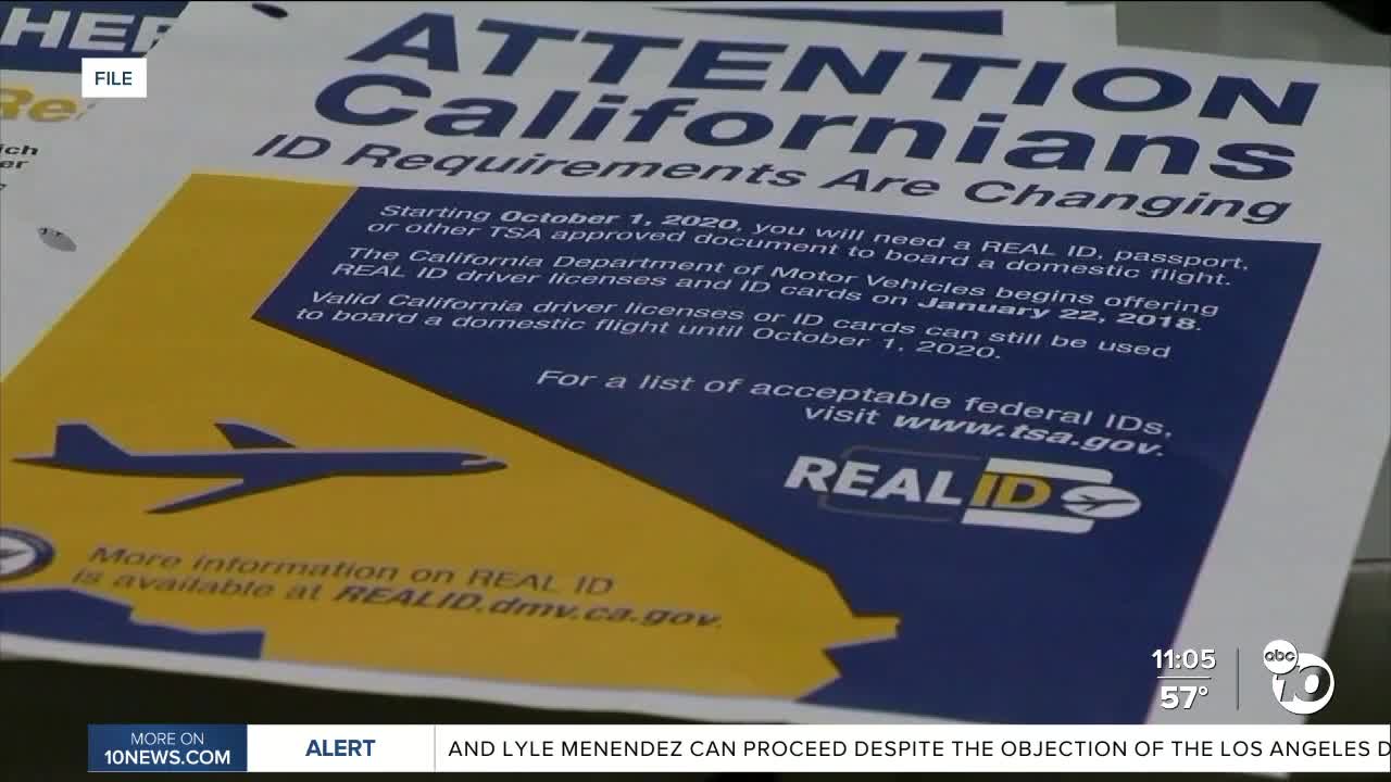 San Diego DMV offices open early for REAL ID appointments, starting Monday