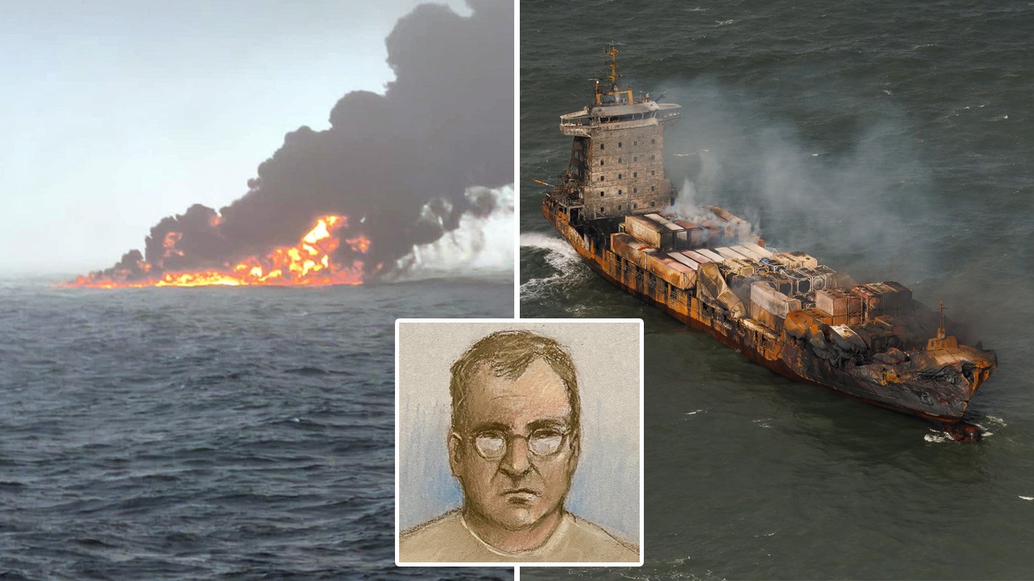 Russian captain in court over crash between oil tanker and cargo ship