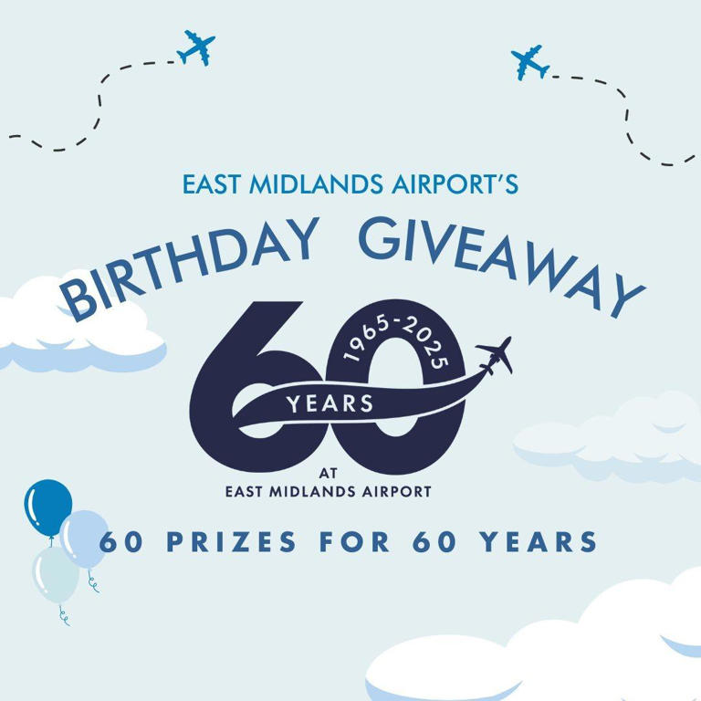 Sixty prizes for 60 years of East Midlands Airport