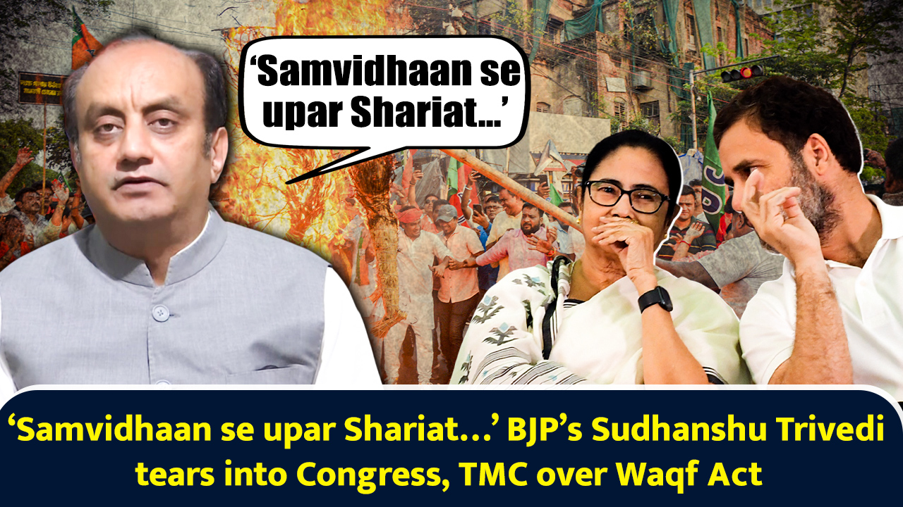 ‘Samvidhaan se upar Shariat…’ BJP’s Sudhanshu Trivedi tears into ...