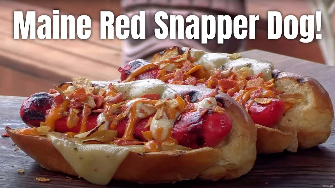 Maine Red Snapper Hot Dog Recipe!