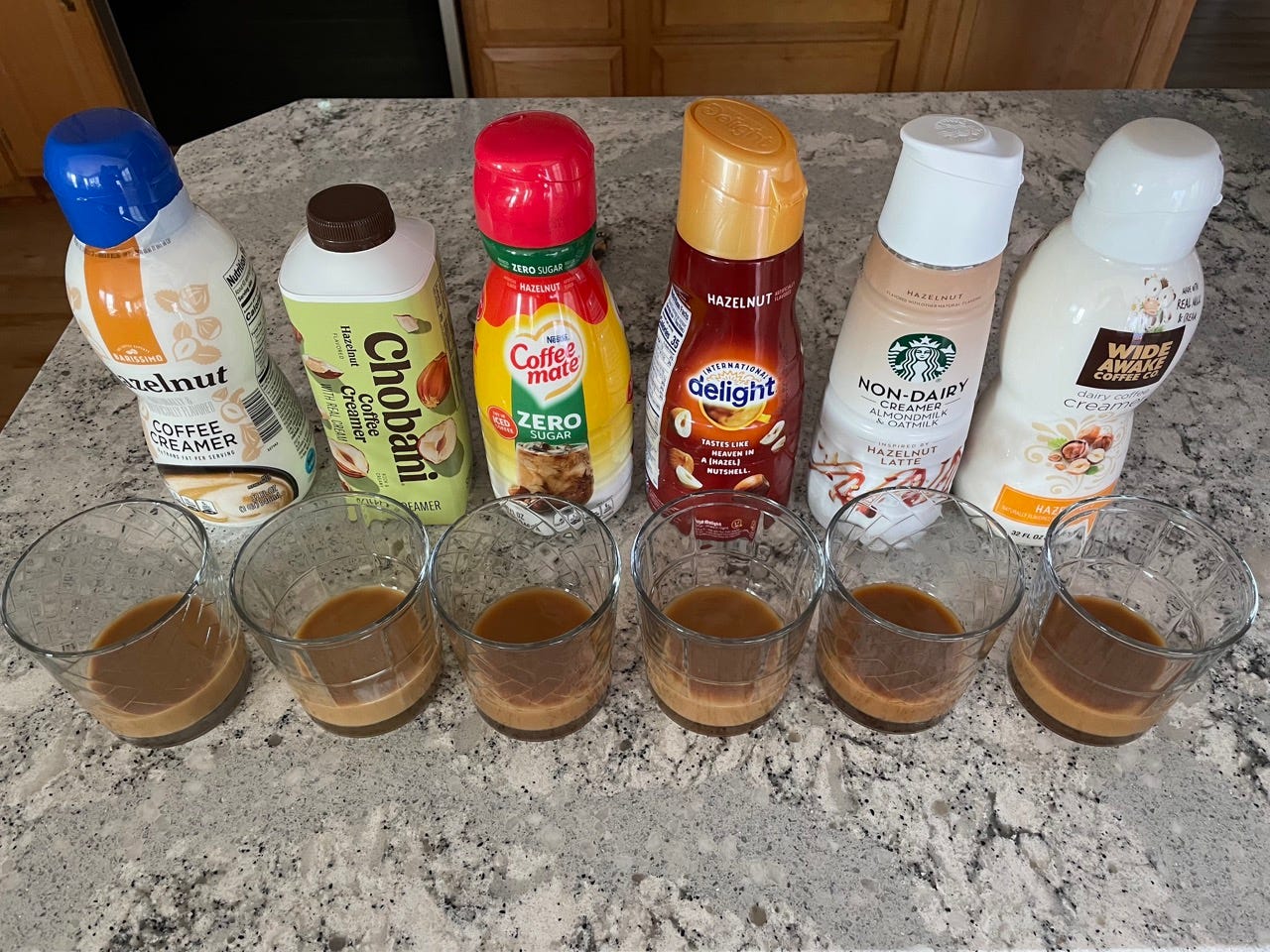 I tried 6 different coffee creamers to find the best one, and there was ...