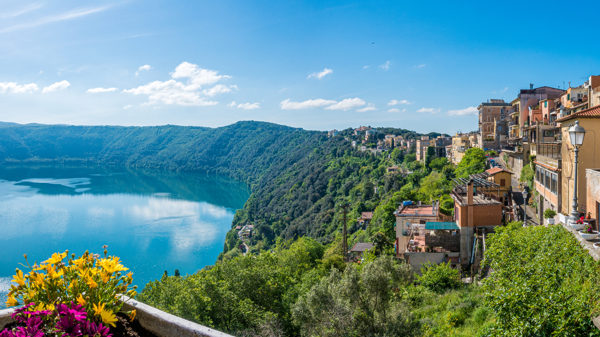 Forget Lame Como, this fairytale village on a volcanic lake 45 minutes ...