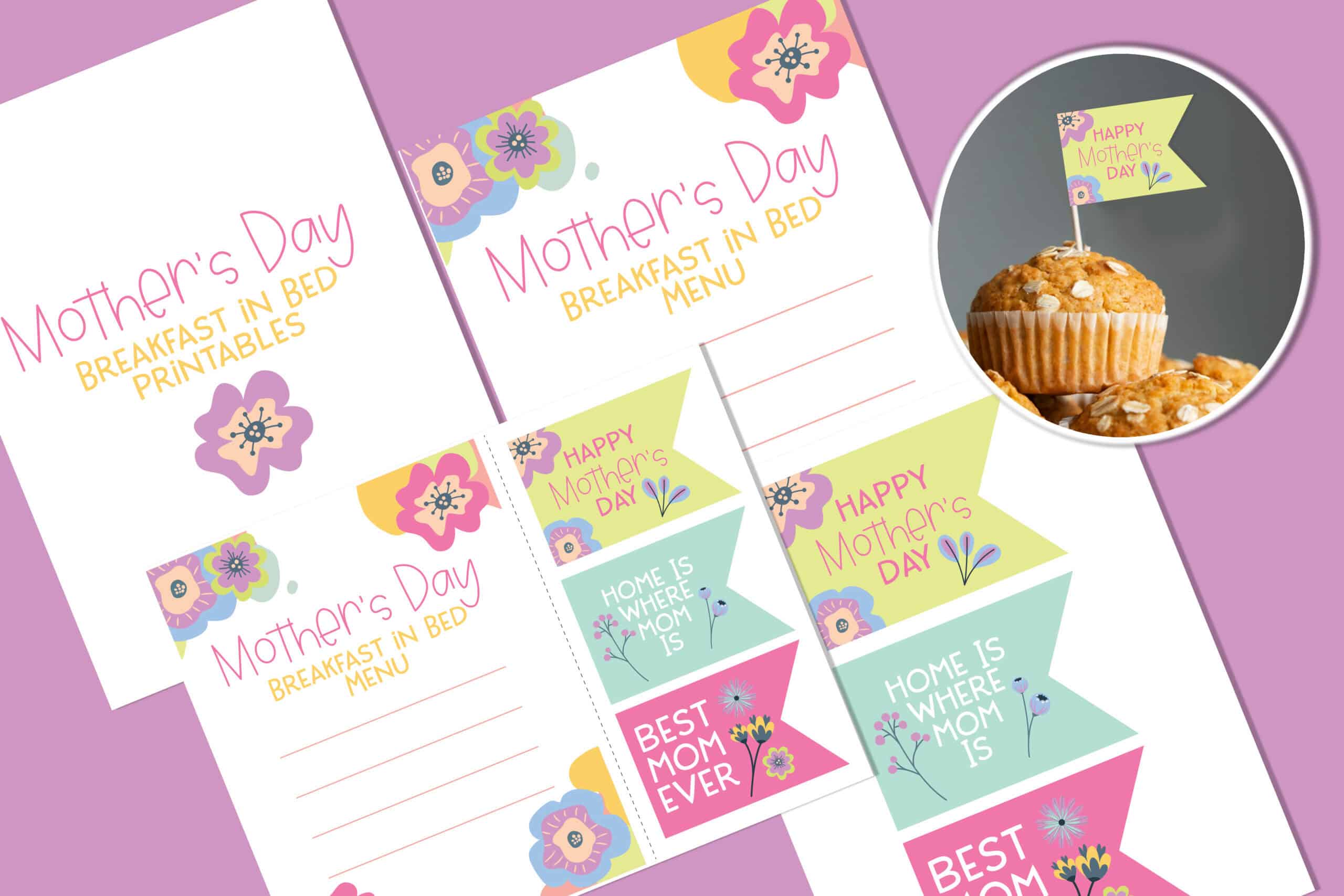Free Mother's Day Breakfast in Bed Printables