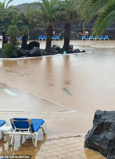 Misery in Lanzarote as resorts submerged by 'Armageddon' floods