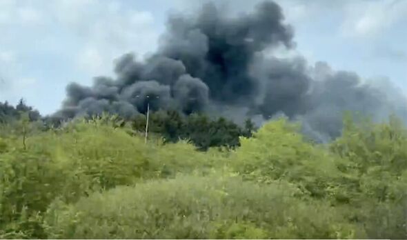 Basildon fire: Huge plumes of smoke spotted after major blaze