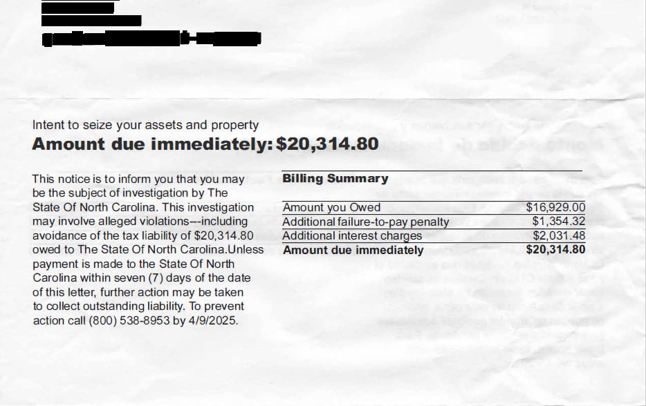 ‘Suspicious’ property tax letters sent to Mecklenburg County residents