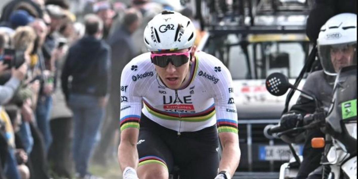 Definitivo: Los mensajes por radio a Pogacar tras su caída en la París ...