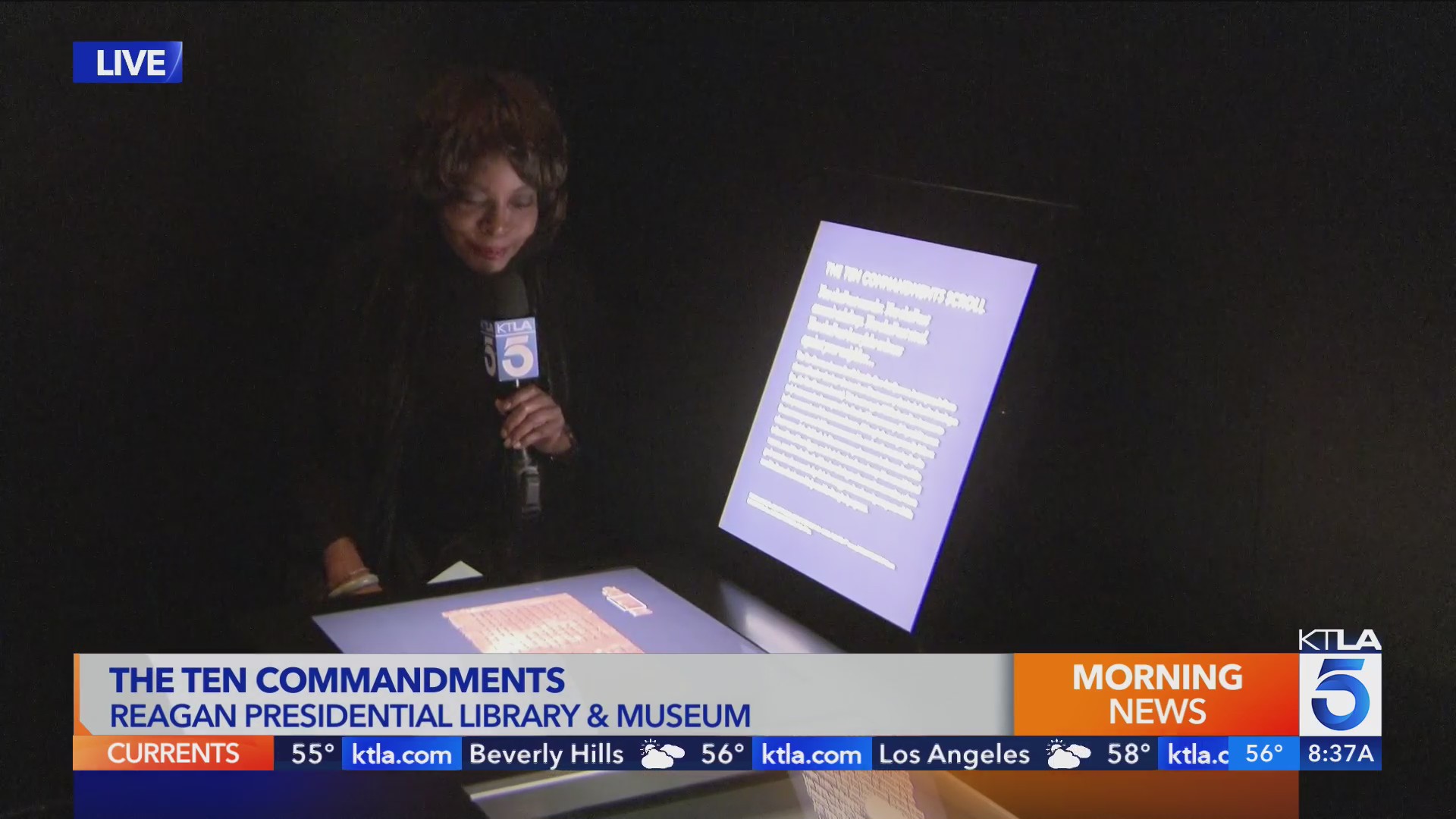 The Ten Commandments at the Reagan Presidential Library and Museum