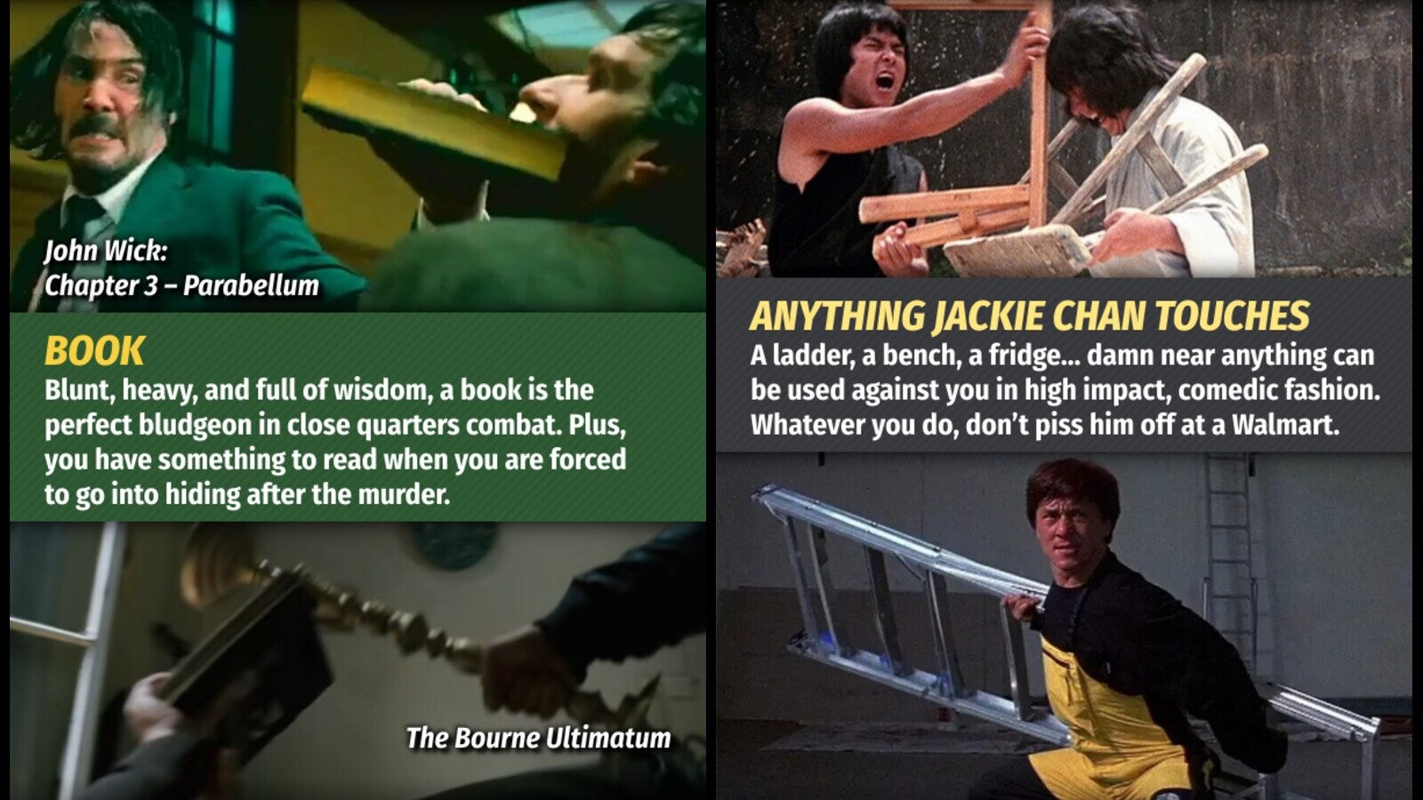 15 of the Greatest Improvised Weapons in Movies And TV
