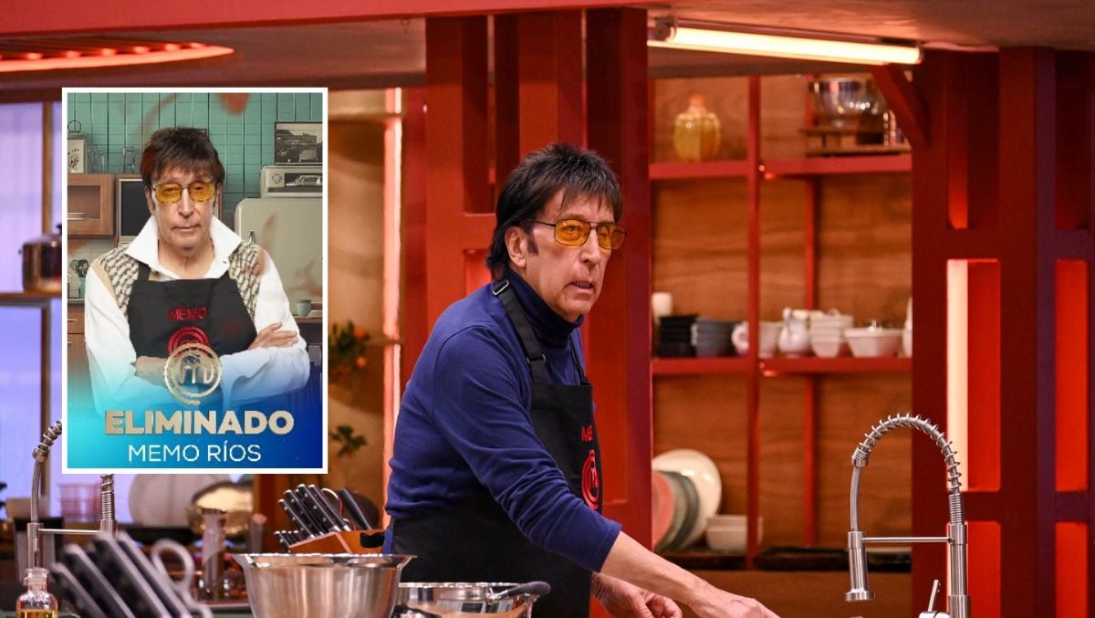 Memo Ríos, tercer eliminado de “MasterChef Celebrity Generaciones”