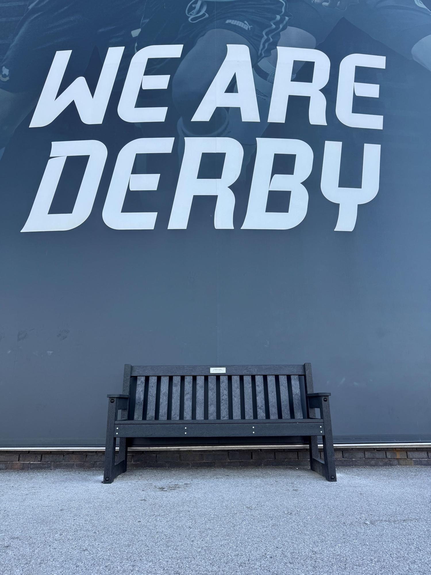 Derby County Football Club pays lasting tribute to legendary staff member with memorial bench ...