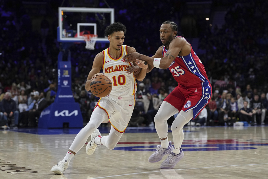 Hawks' Risacher enters play-in as the last man standing from French ...