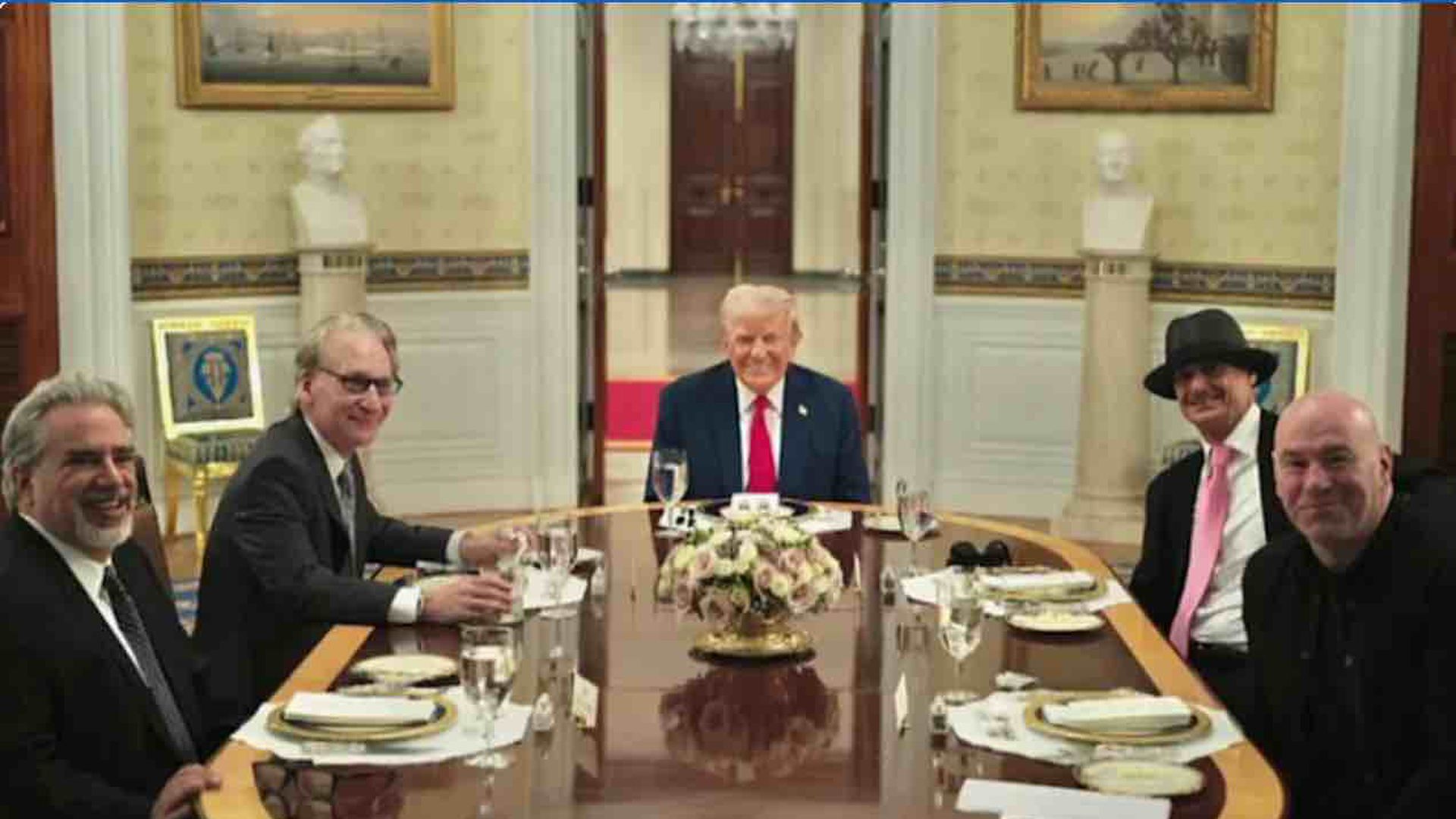 Dana White reveals how he got invited to infamous dinner with President ...