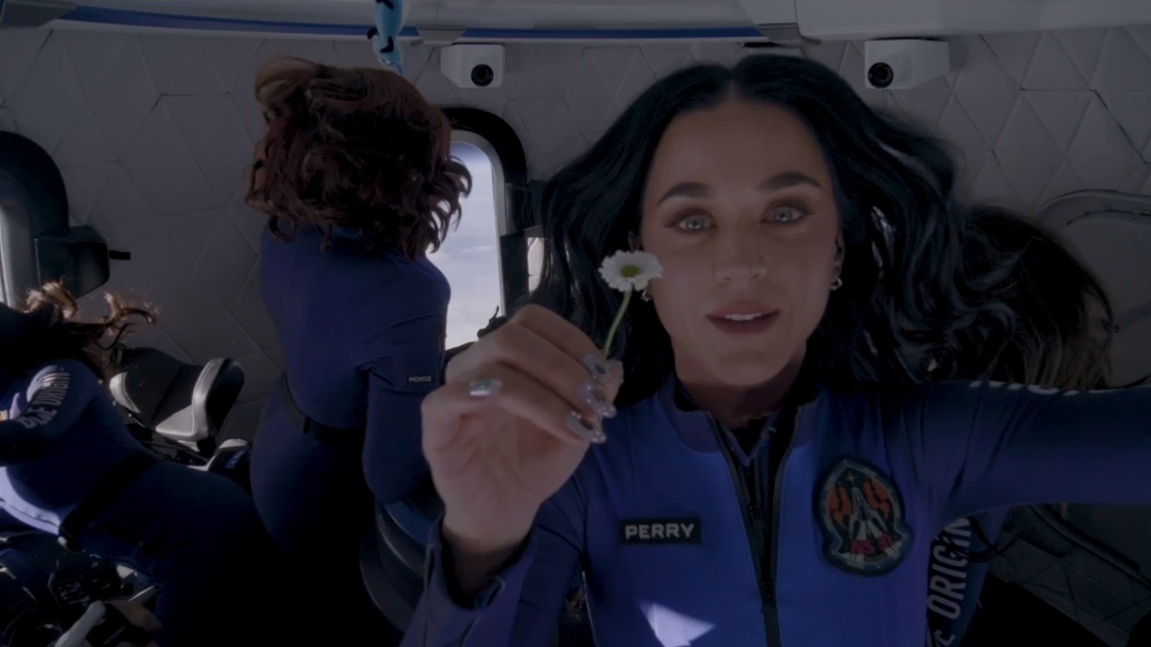 Watch: Katy Perry's 'limitless' moment in space with all-women crew