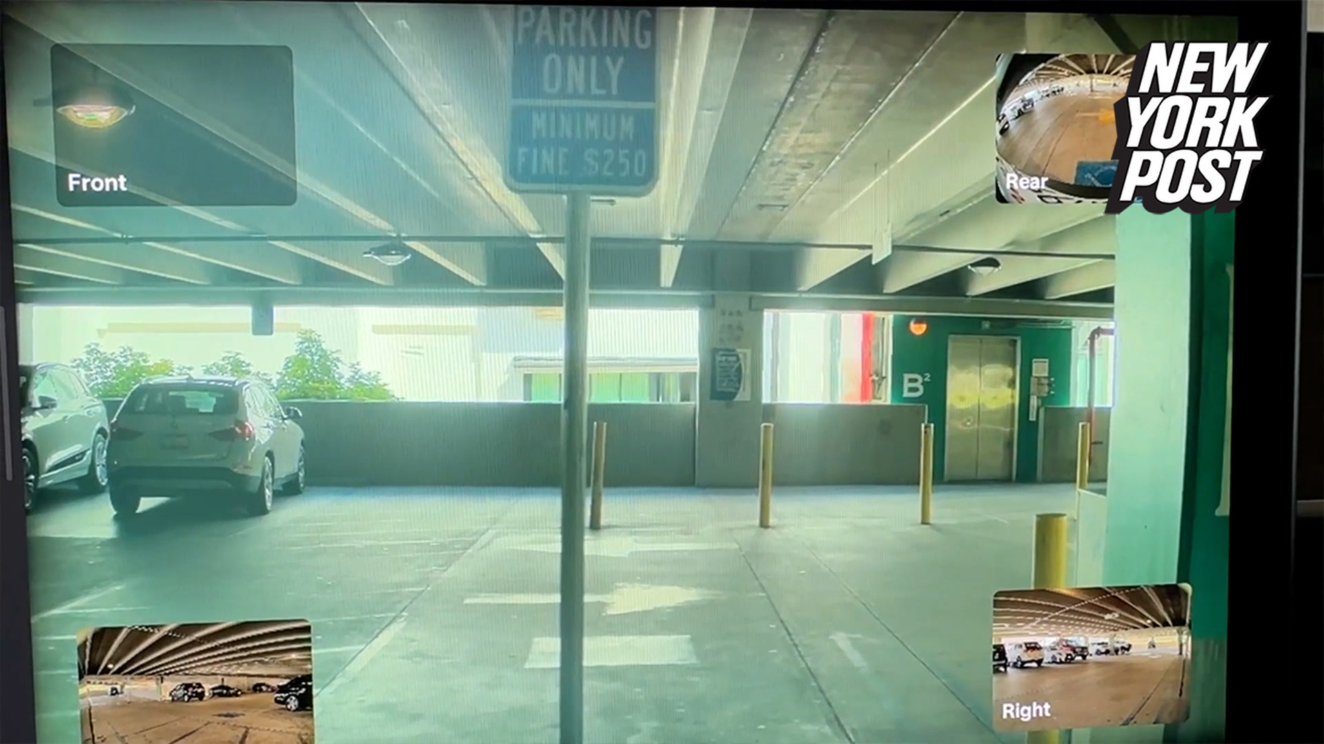 Tremors in parking lot from SoCal earthquake caught on dash cam