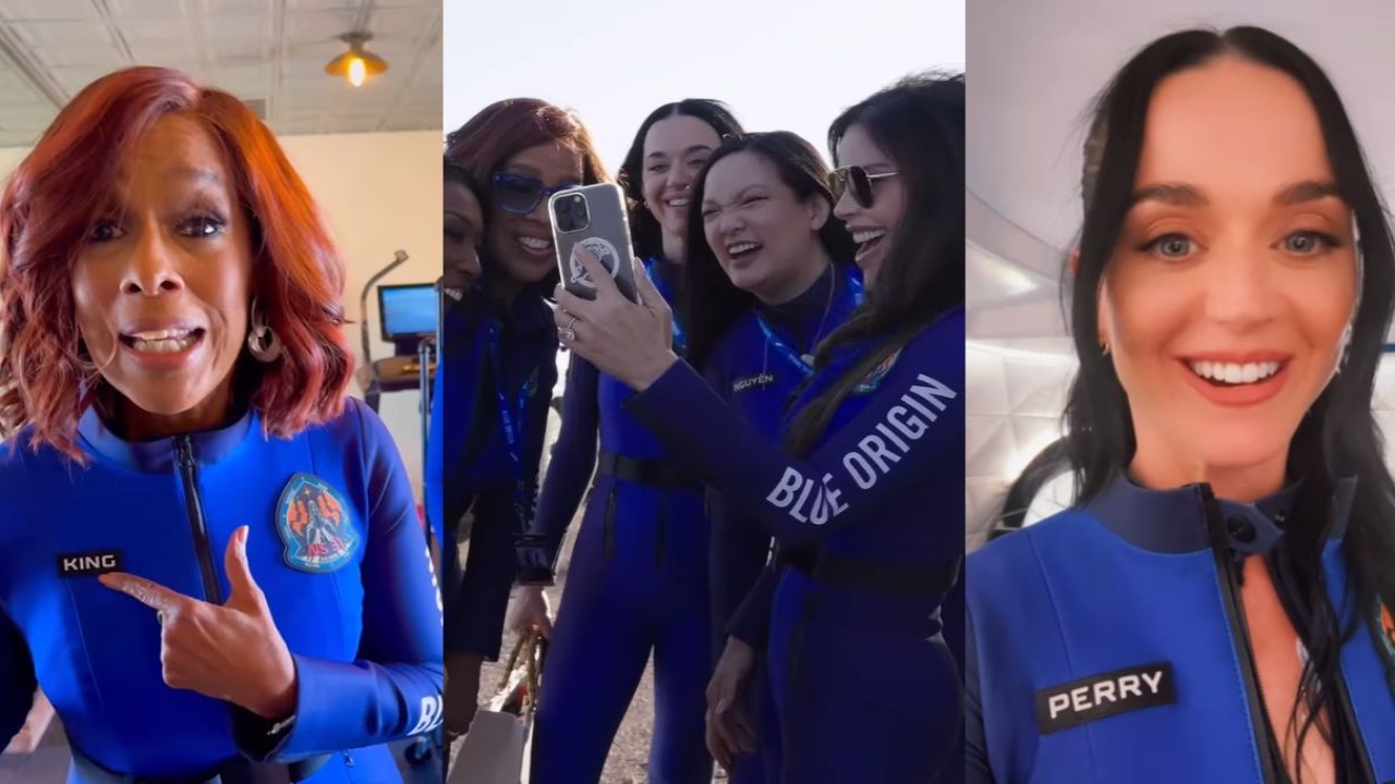 Katy Perry's Custom Designer Astronaut Suit for Space Flight REVEALED ...