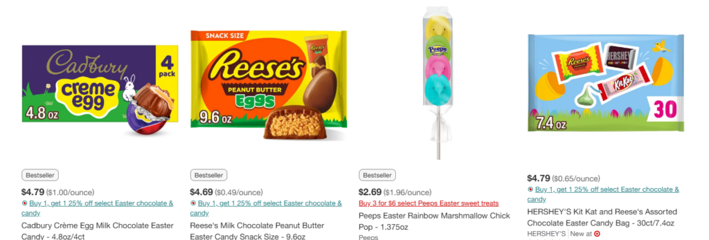Smart Cart: Hop Over to Target for BOGO 50% off Easter Candy Deal
