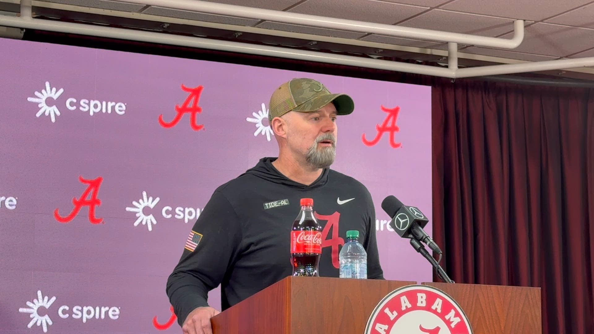 Which Alabama Running backs stood out in spring ball?