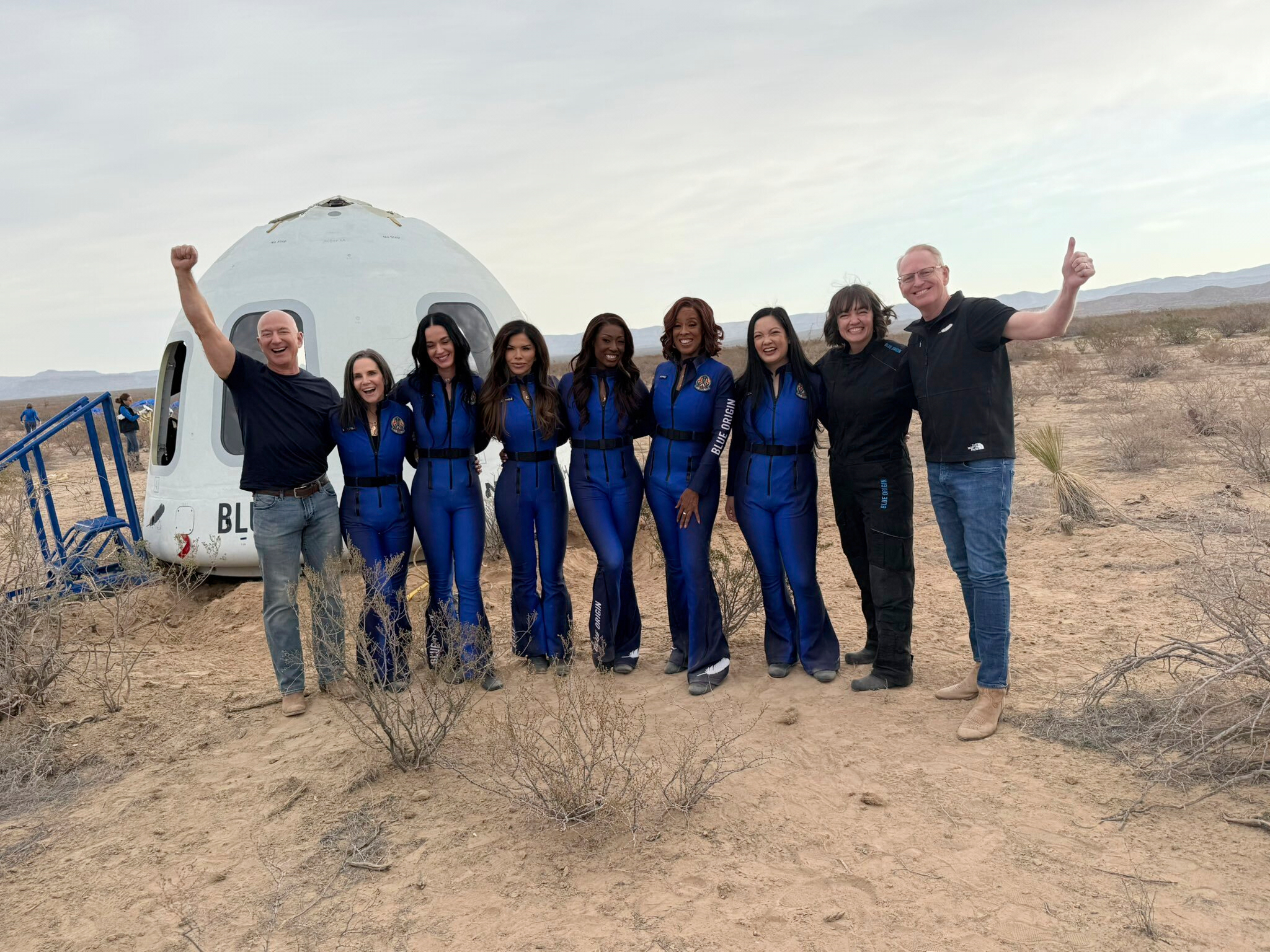 Inside the Blue Origin flight: Tears and a Katy Perry performance