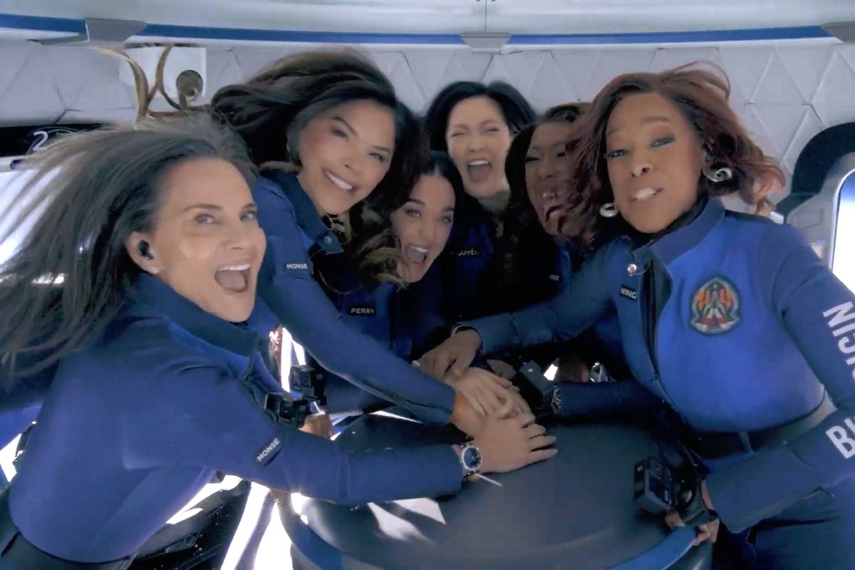 Blue Origin flight live updates: Katy Perry and star-studded crew ...