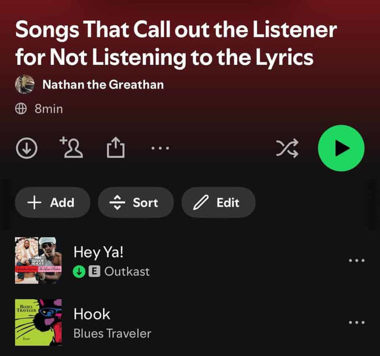 40 Hilariously Weird Spotify Playlists Making Jokes Out Of Song Titles
