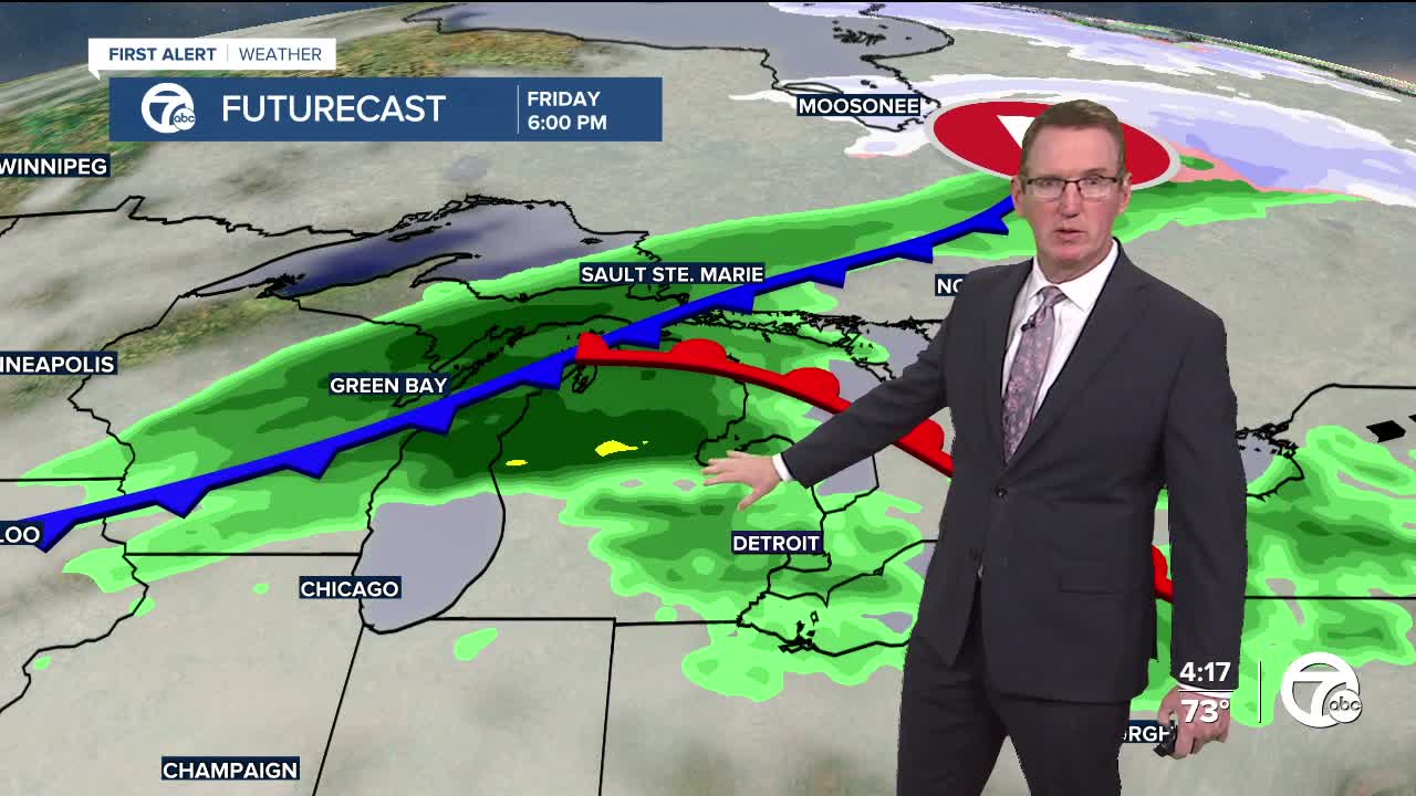 Huge temp drop tomorrow