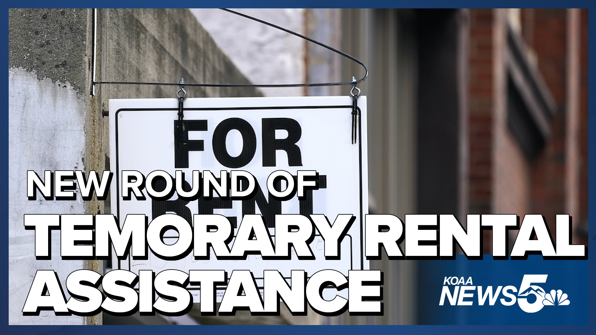 New Round of Temporary Rental Assistance Now Open for Applications