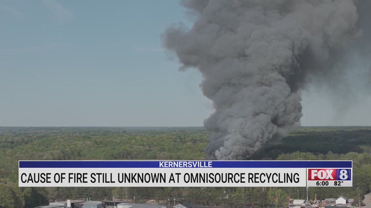 Cause of fire still unknown at OmniSource in Kernersville