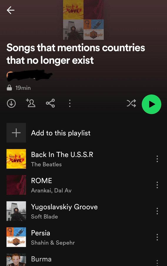 40 Hilariously Weird Spotify Playlists Making Jokes Out Of Song Titles