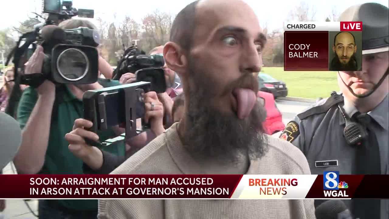 Cody Balmer, man accused of setting fire to Governor's Residence ...