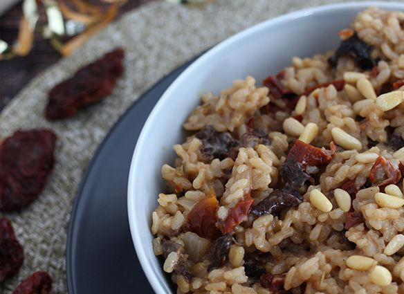 Risotto kit with sun-dried tomatoes and mushrooms