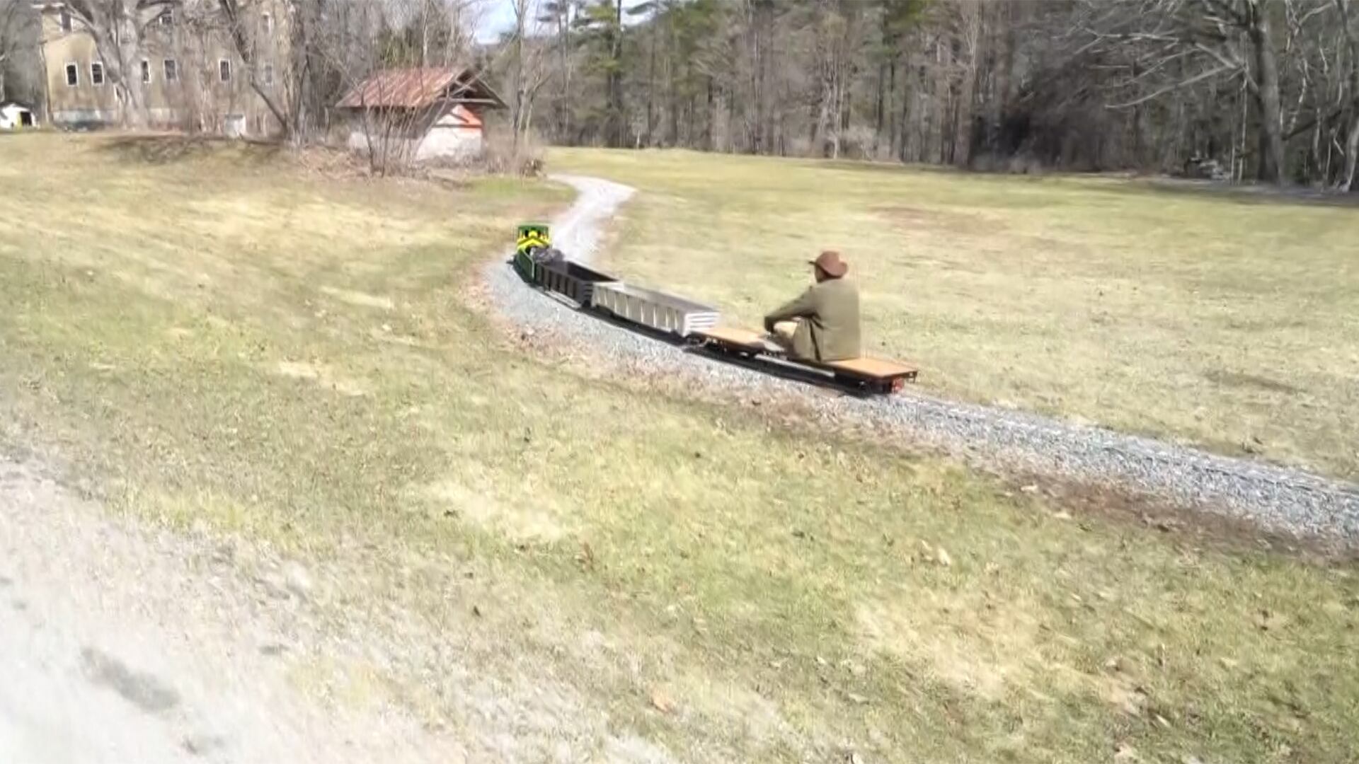 Miniature backyard railroad provides big fun at Windsor property