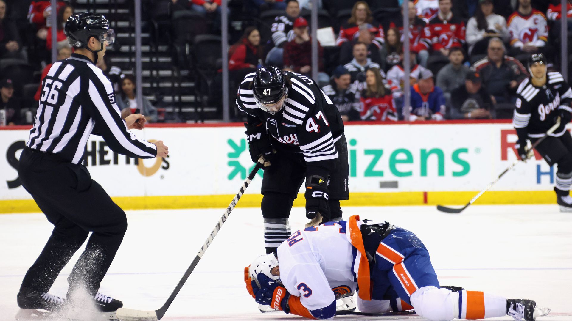 Paul Cotter Suspended For Remainder of Regular Season — Devils Announce ...