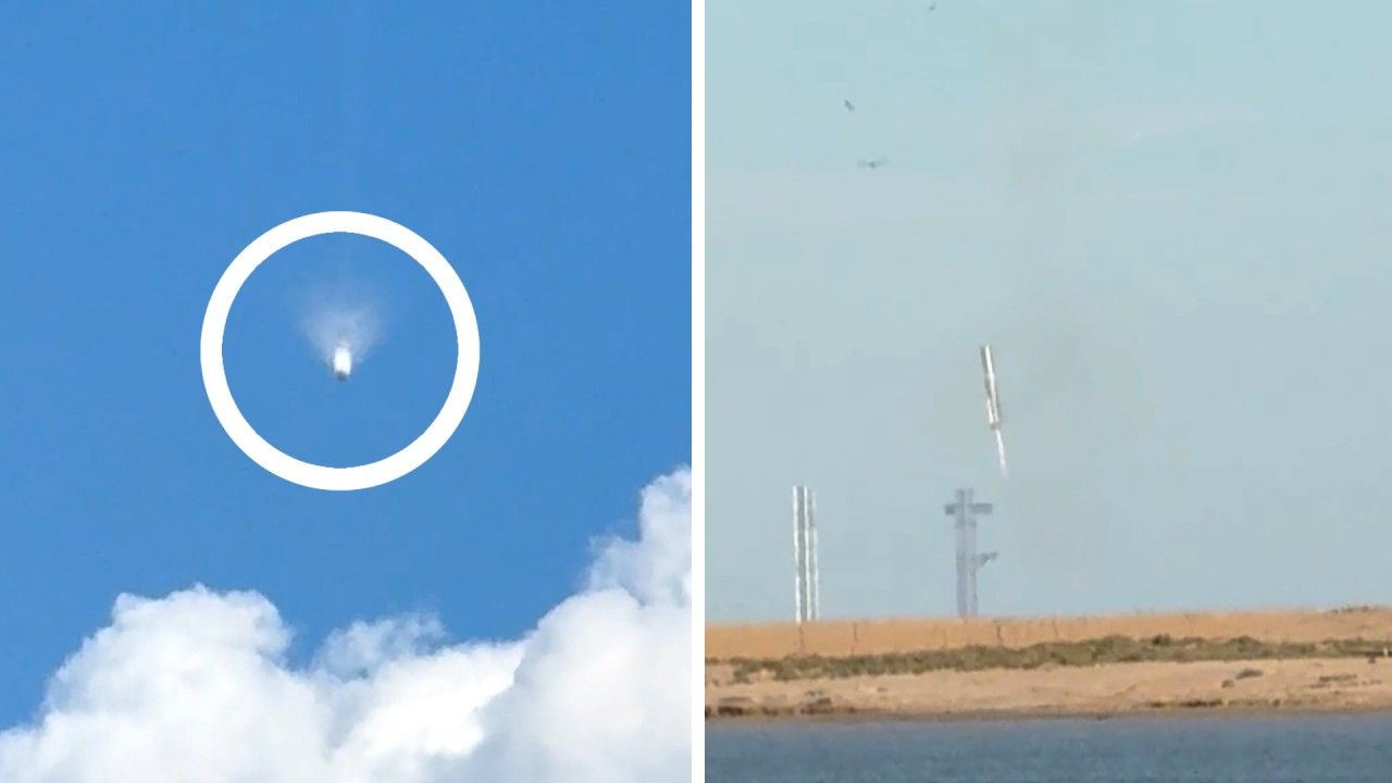 Reusable SpaceX rocket homecoming caught on camera