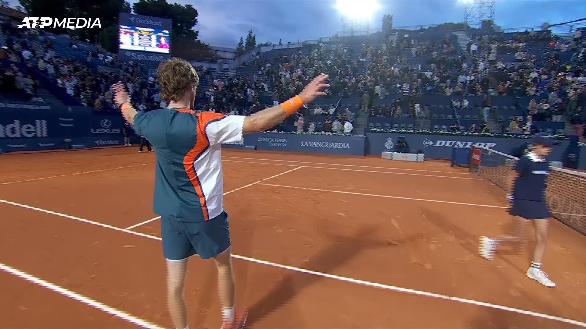 Rublev books second round spot after straight set victory over De Jong ...