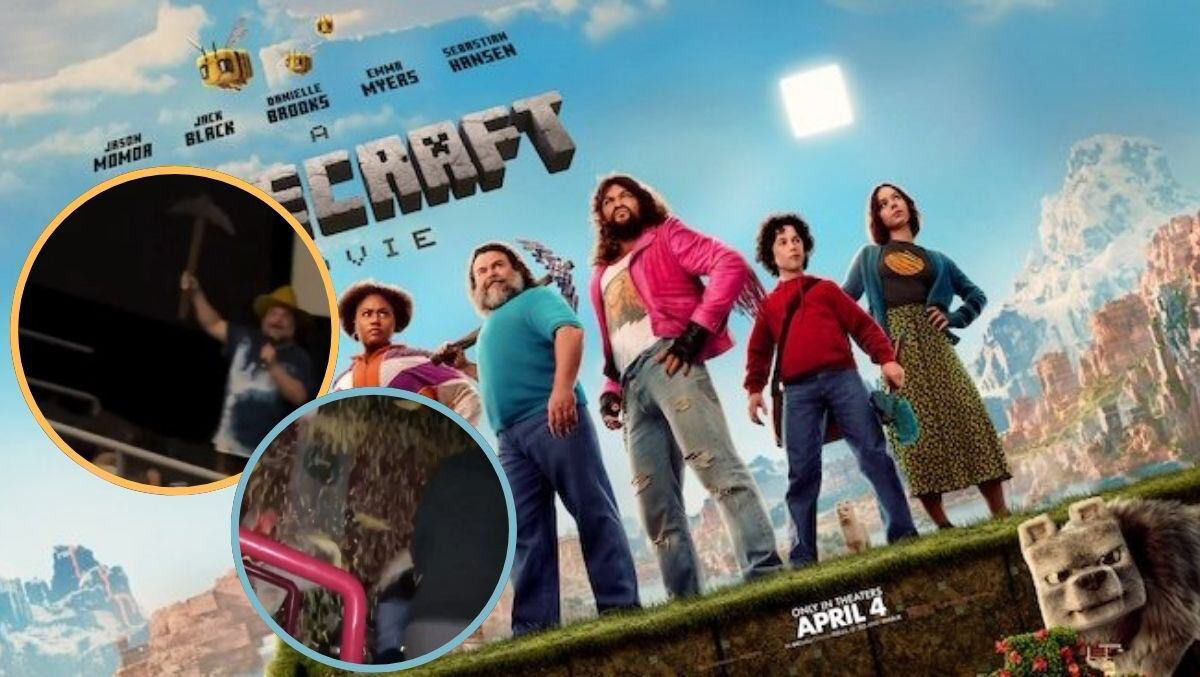 Jack Black sorprende a los asistentes de “Una película de Minecraft” y ... Jack Black sorprende a los asistentes de “Una película de Minecraft” y ...