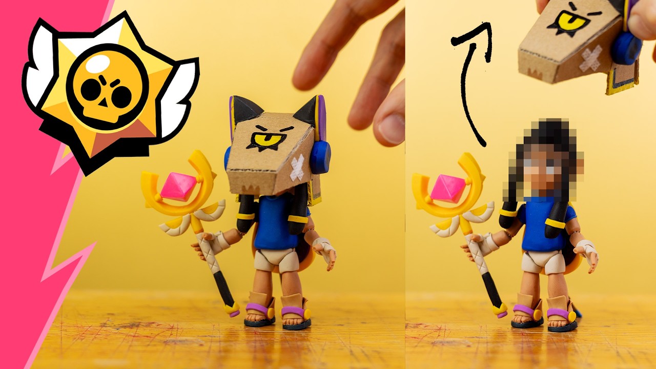 I Sculpted FINX (Brawl Stars) – You Won’t Believe His Mask Comes Off!