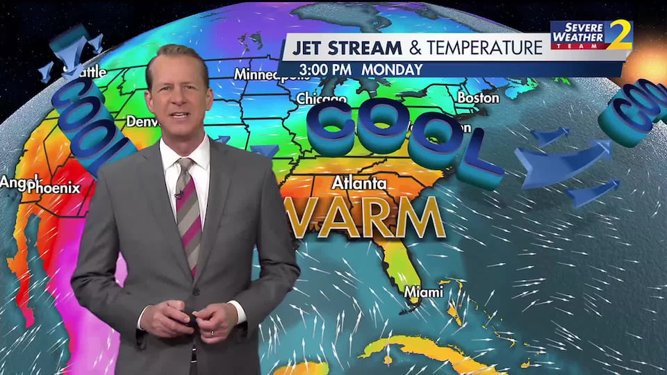 Cooler days ahead before warm weather returns for weekend