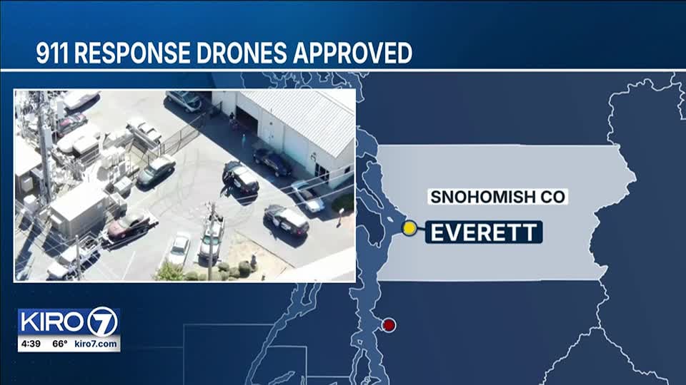 VIDEO: Everett approves 911 drone program